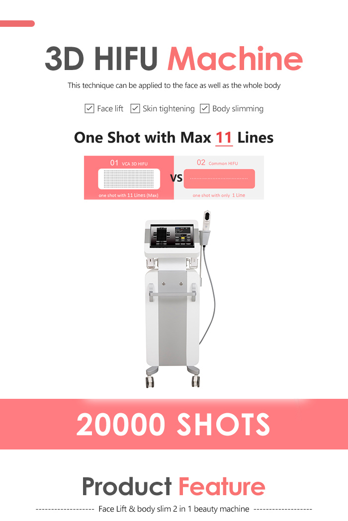 Hifu profissional nova máquina de emagrecimento corporal Hifu aperto de levantamento facial ...